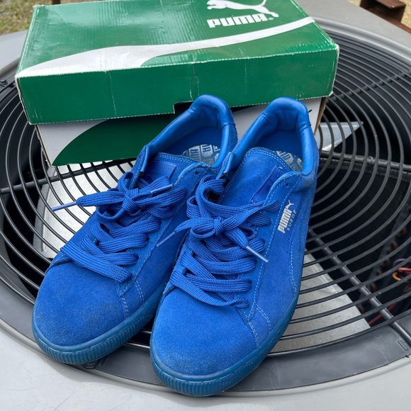 Puma | Shoes | Puma Suede Sneaker Royal Blue | Poshmark